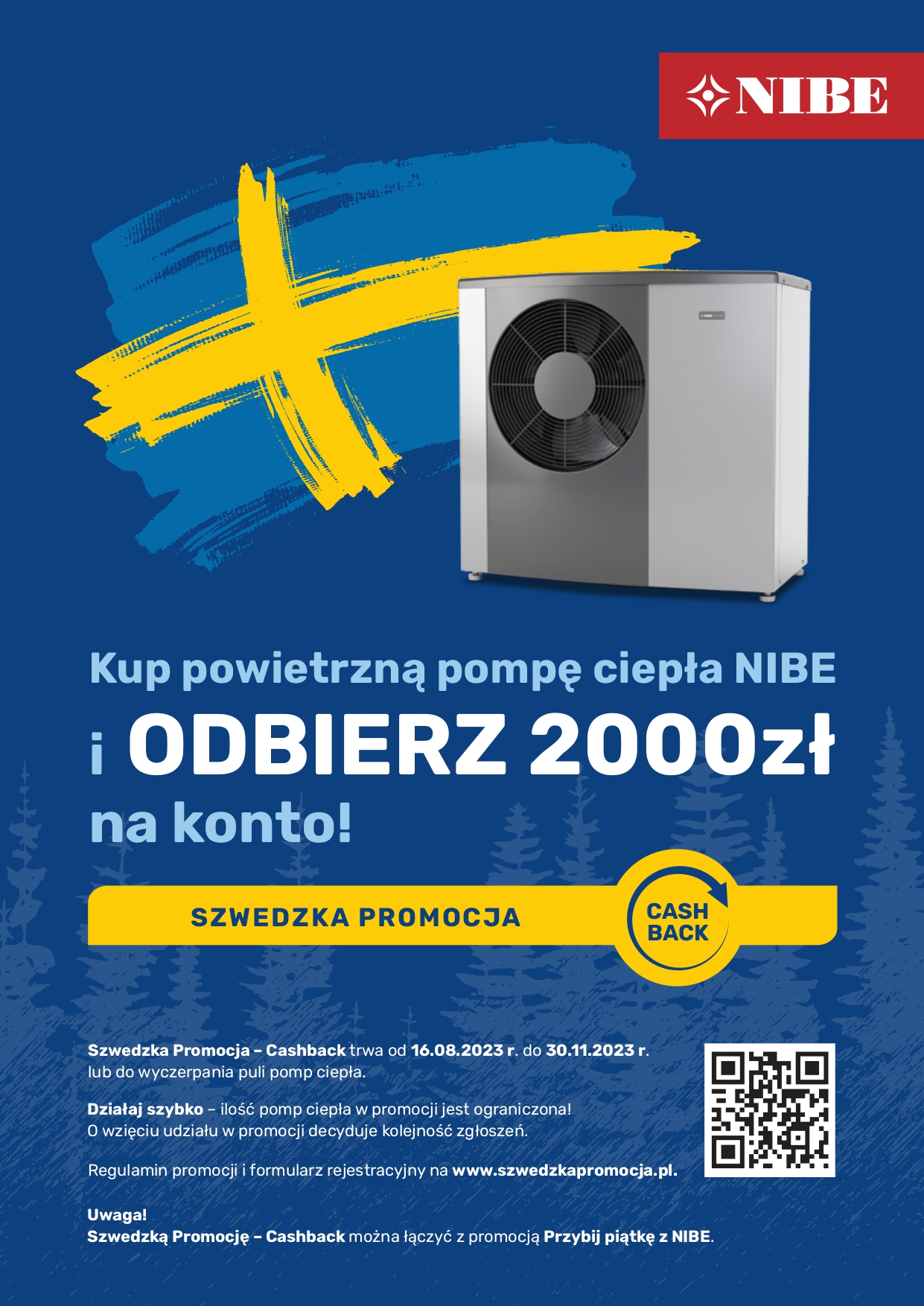 Promocja firmy NIBE pompy ciepła 2023